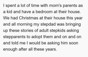 Aita For Insulting My Stepdad During Christmas Dinner