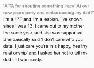 'AITA for shouting something 'racy' At our new years party and ...