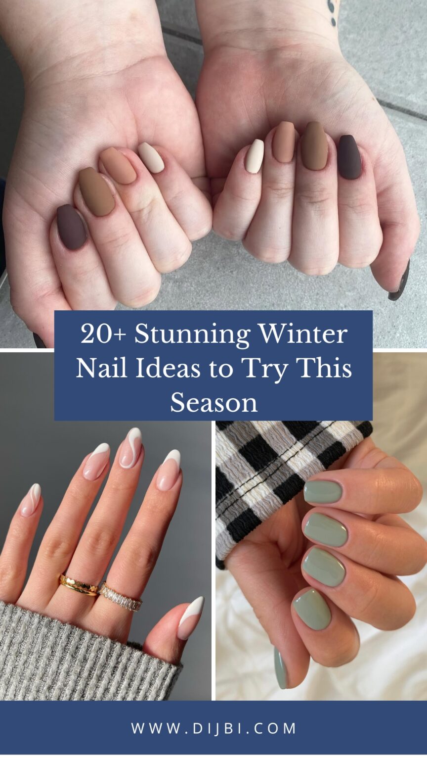 20+ Stunning Winter Nail Ideas to Try This Season