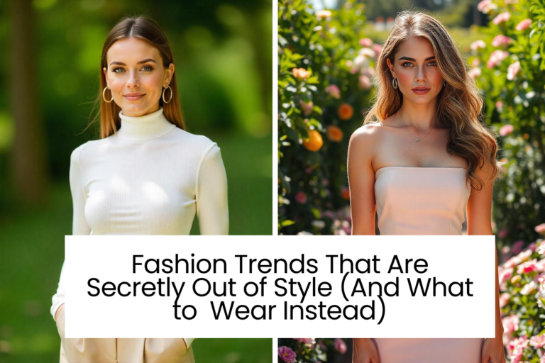 Fashion Trends That Are Secretly Out of Style (And What to Wear Instead)